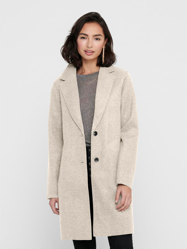 ABRIGO CARRIE - Birch Detail:MELANGE – Only Uruguay