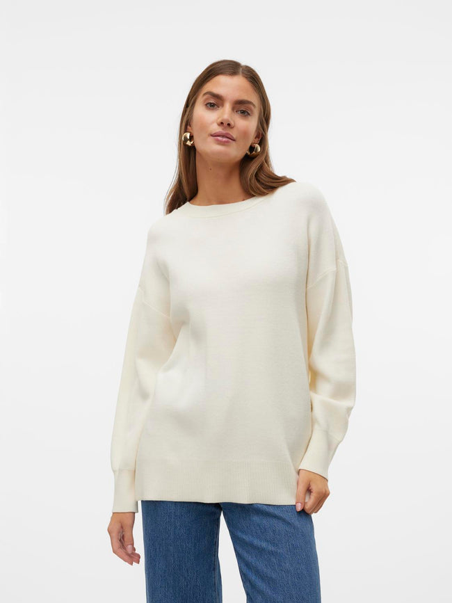 SWEATER NANCY - Birch Detail:SOLID – Only Uruguay