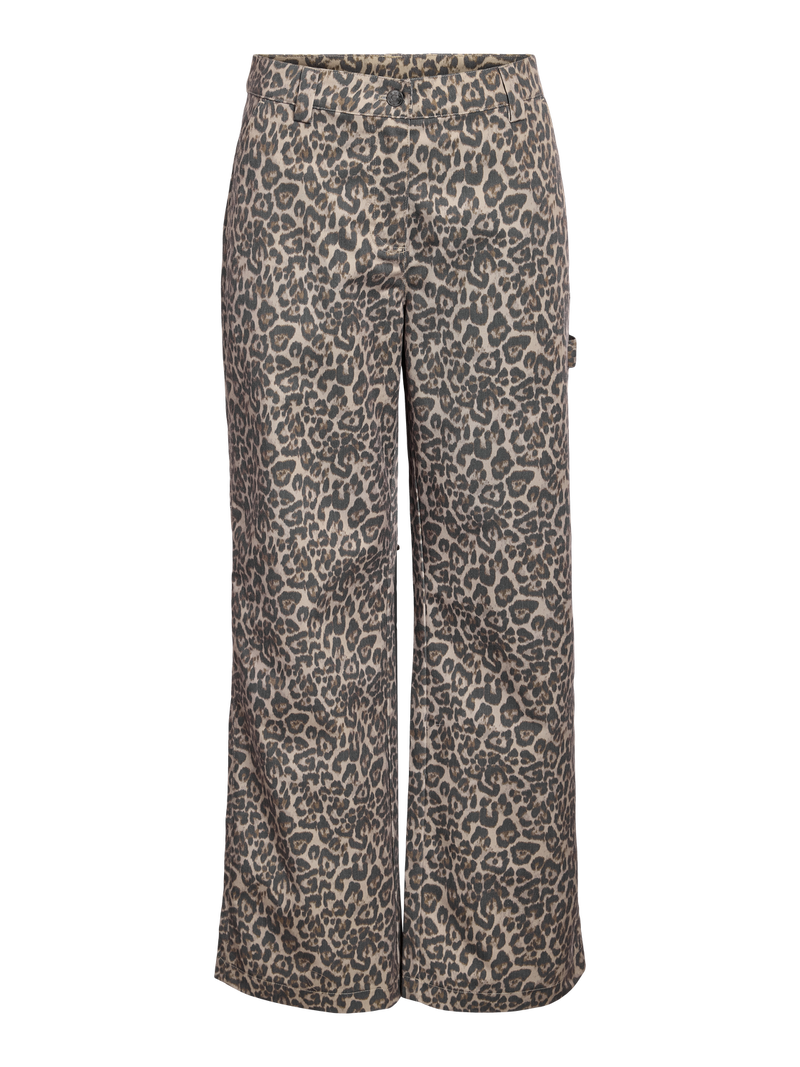 PANTALON JILL - Mocha Bisque AOP:LEO – Only Uruguay